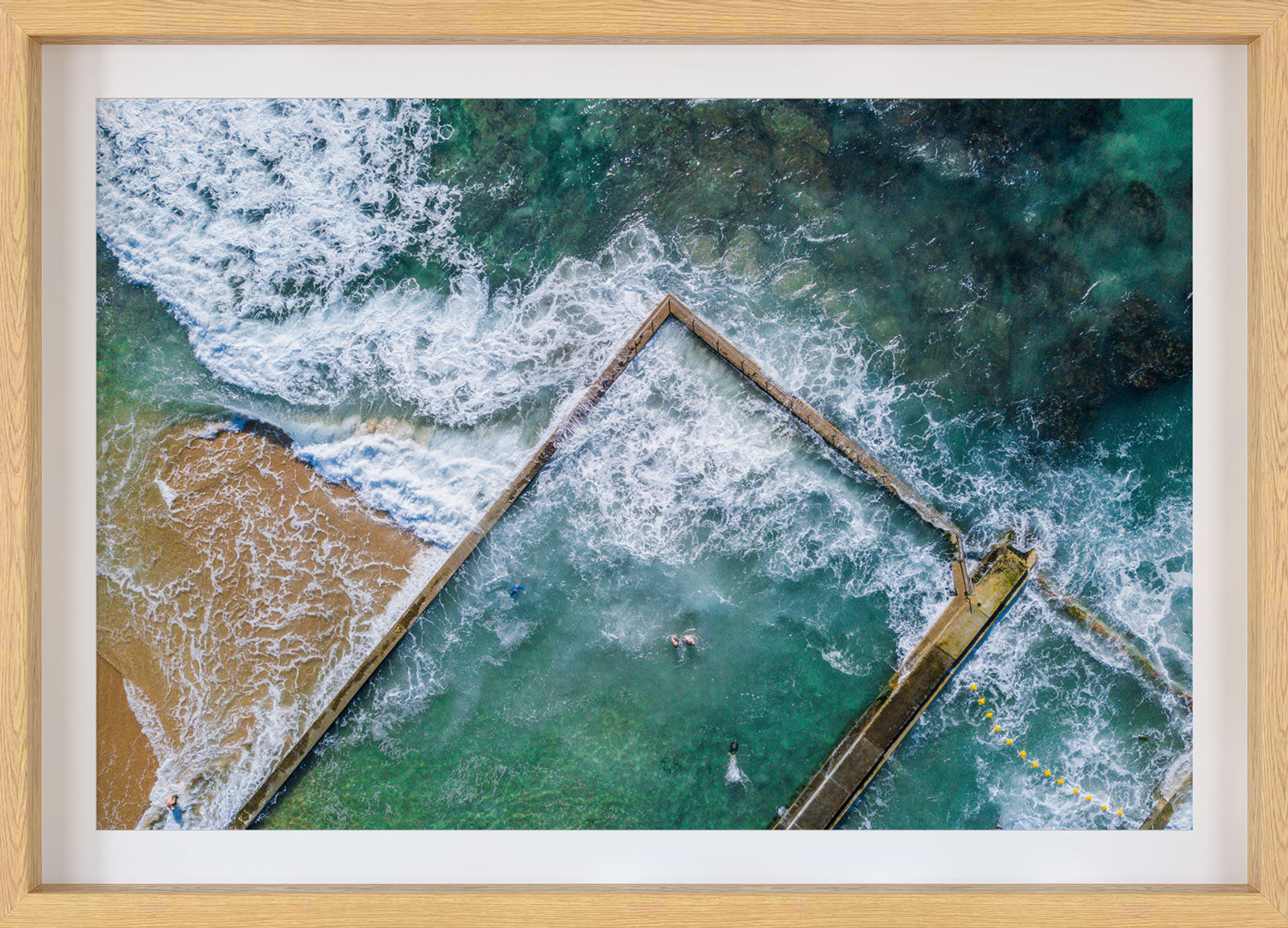 Austinmer Ocean Pool - Aerial Photography Print – Nikki Bingham Photography